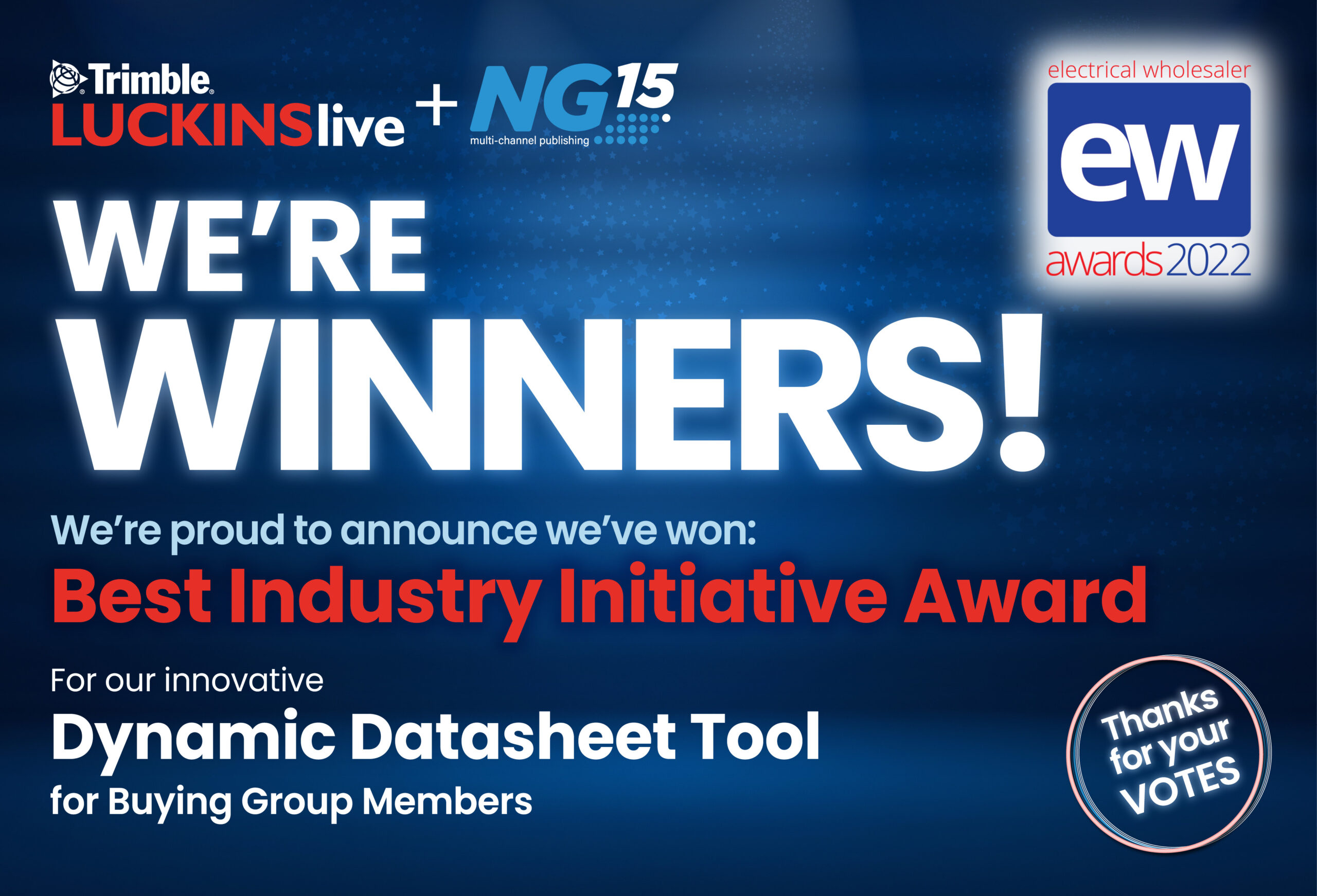 We are EW Industry Initiative Award Winners - e-Pim